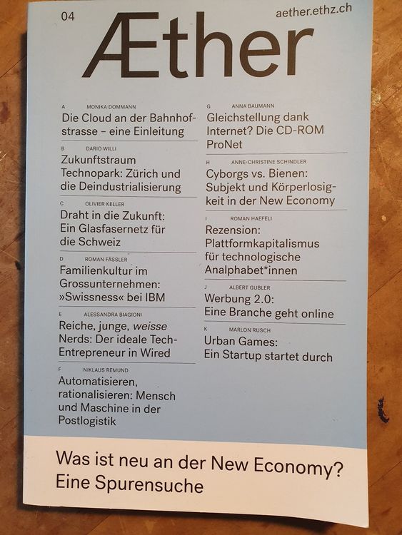 aether 4 - was ist neu an der new economy | Kaufen auf Ricardo