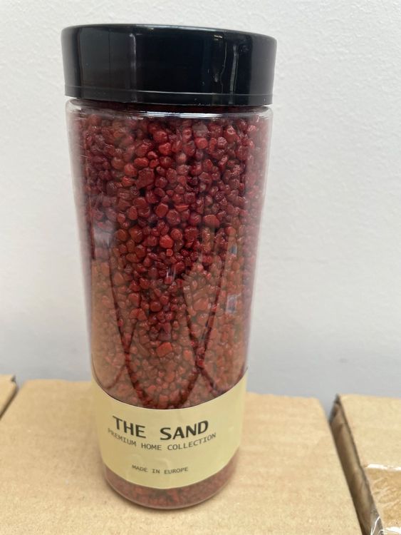 Dekosand Granulat rot/475ml/Neu/OVP | Kaufen auf Ricardo