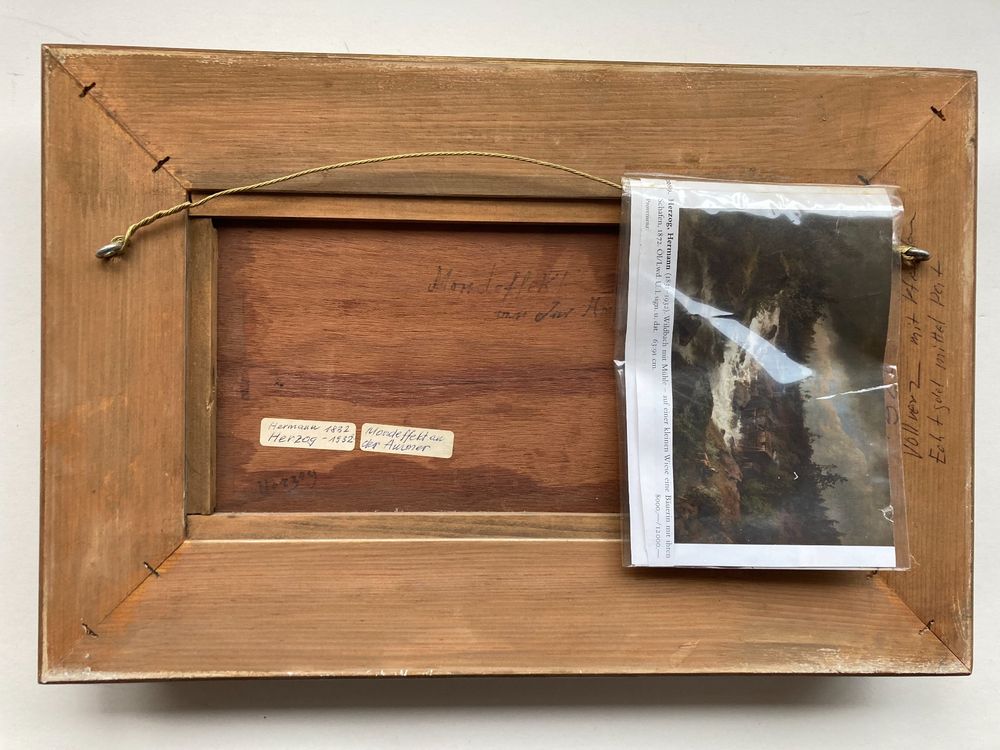 Original Gemälde Hermann HERZOG 1831-1932 ?, signiert Herzog | Kaufen auf Ricardo