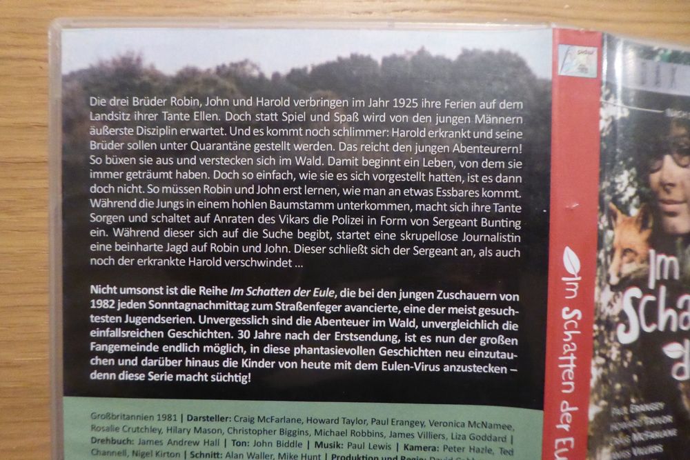 2x DVD Pidax Im Schatten der Eule Serie (Gebraucht) in Allschwil für CHF 7.9 – mit Lieferung auf ...