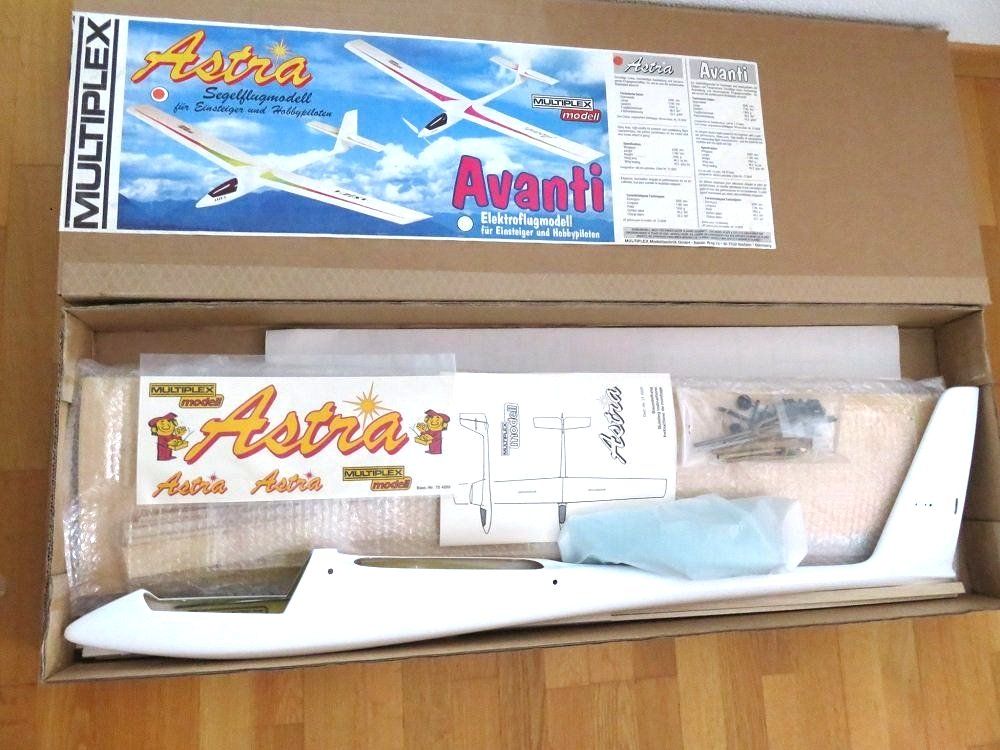 Multiplex Astra Segelflugmodell Baukasten Top Zustand OVP (Neu (gemäss ...