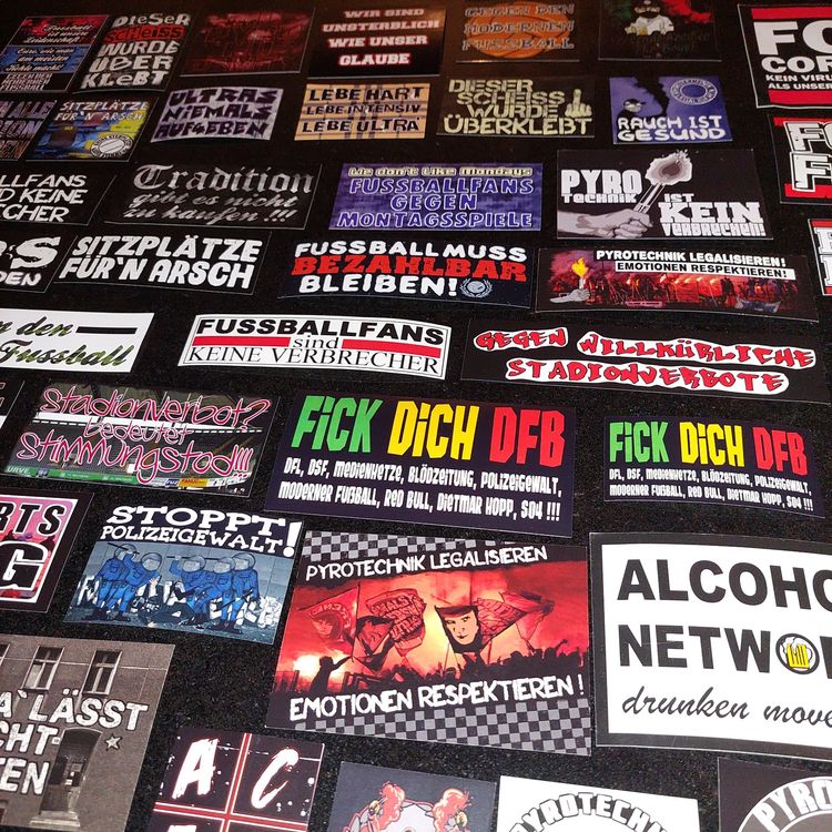 FAN STICKER 44 STK. - PYRO, ULTRA USW. (Gebraucht) in Spiegel b. Bern ...