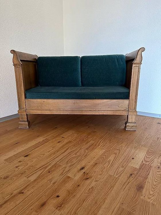 Antikes Biedermeier Sofa Zweisitzer Nussbaum massiv resta... (Gebraucht) in Worb für CHF 790 ...