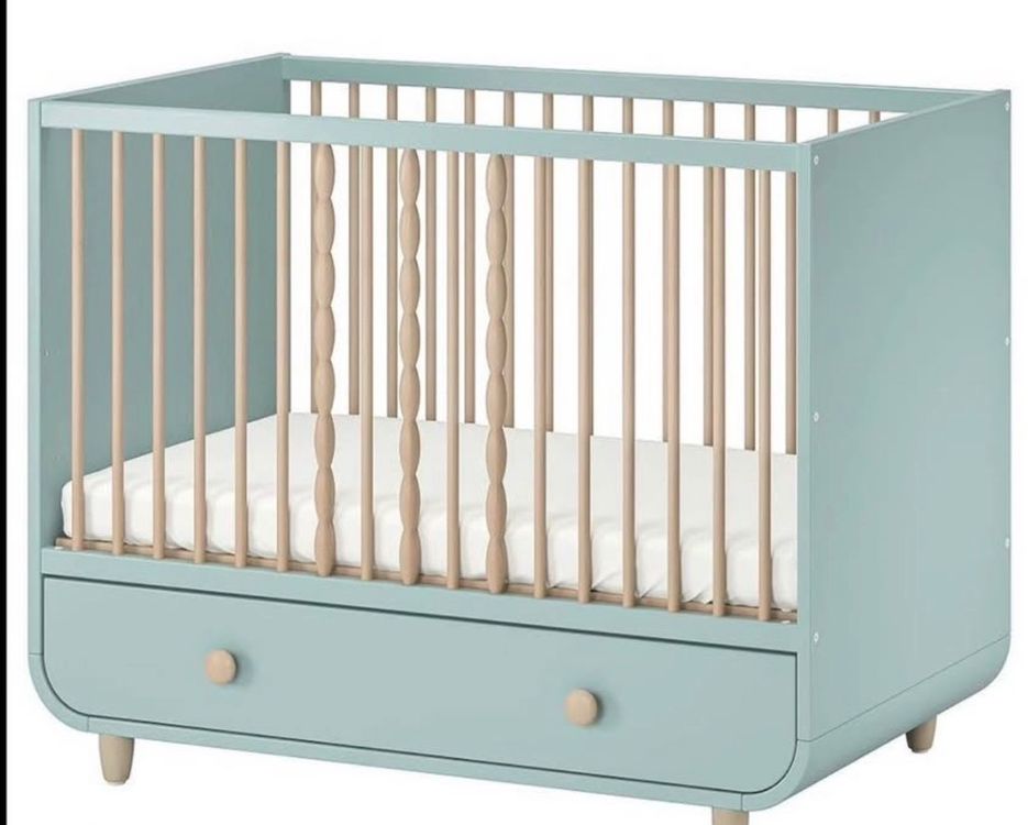 Ikea MYLLRA Cot Bed with Drawer - As New Condition! (Gebraucht) in ...