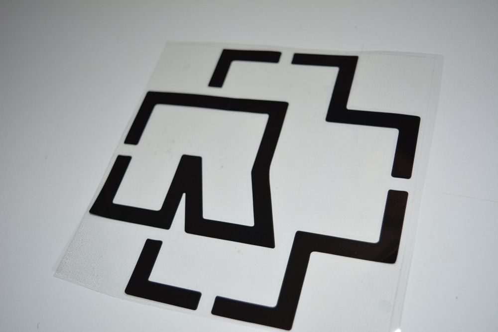 Rammstein sticker auto wandsticker wandtattoo band schwarz | Kaufen auf ...