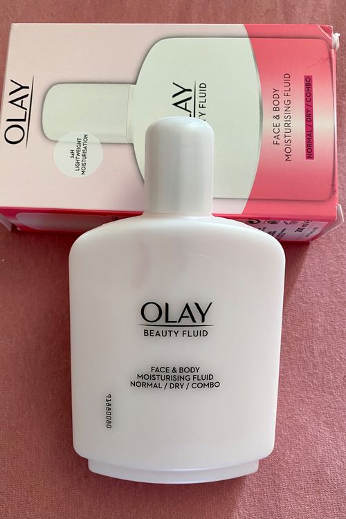 Olay Pink Beauty Fluid Gesicht & Körper Feuchtigkeitscreme (Neu und ...