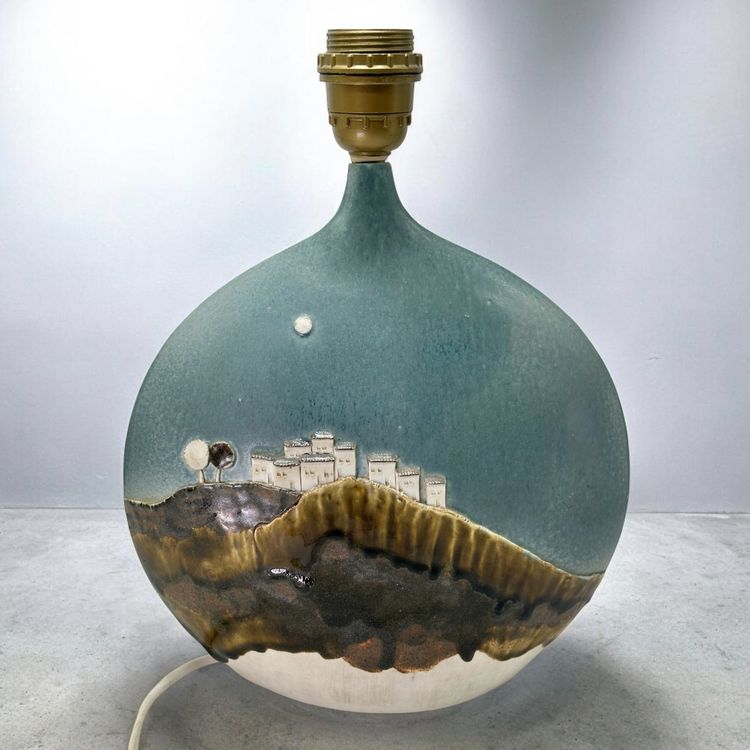 Lampe Alain Fichot La Margelle, France en céramique sculpté (Gebraucht ...