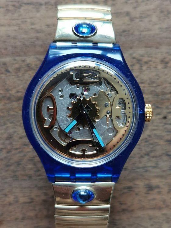 SWATCH AUTOMATIC-FLEX "MAPPAMONDO" 1993 (Gebraucht) in für CHF 22 – mit Lieferung auf Ricardo kaufen