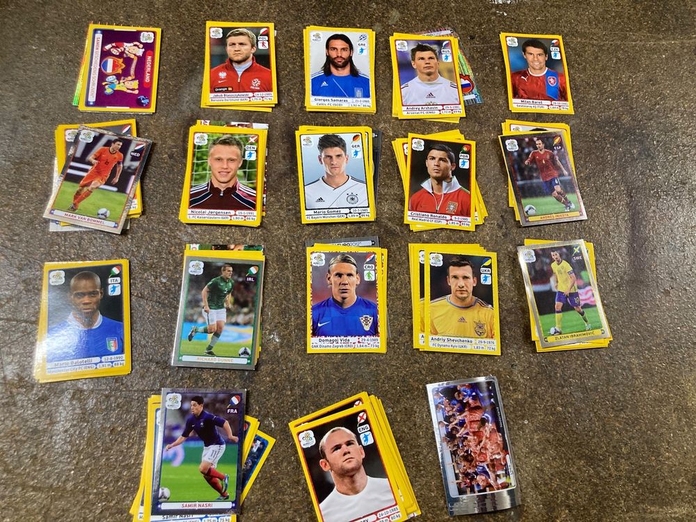panini bilder der euro 2012 über 150 stück | Acheter sur Ricardo