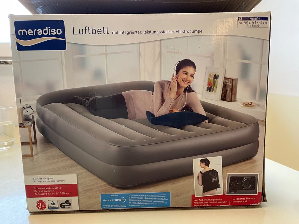Meradiso Luftbett mit integrierter Elektropumpe (Neu (gemäss ...