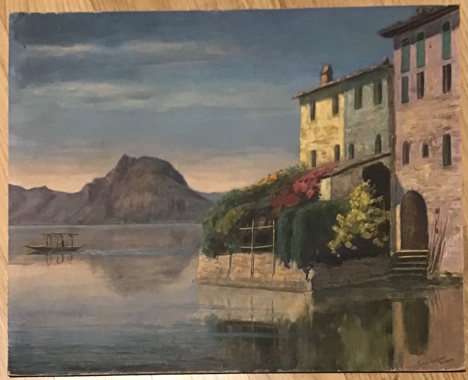 Fred Fischer BRIENZ Seelandschaft Gemälde (Gebraucht) in Root für CHF ...