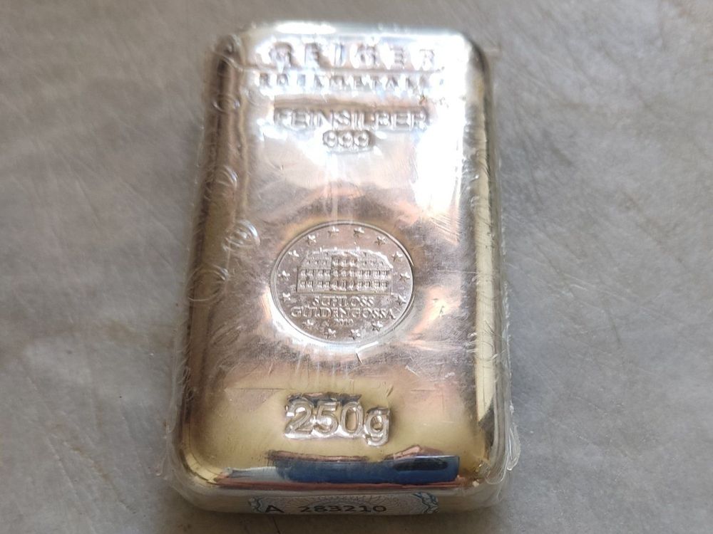 SILVER LINGOT 250GR GEIGER | Kaufen auf Ricardo