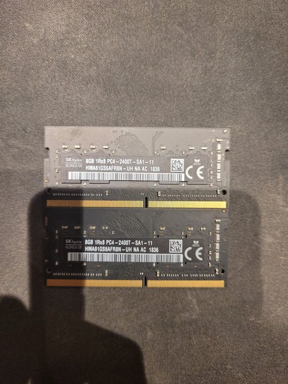 SK Hyinx 2x8GB PC4 Laptop Ram 2400MHZ (Gebraucht) in Unterengstringen ...