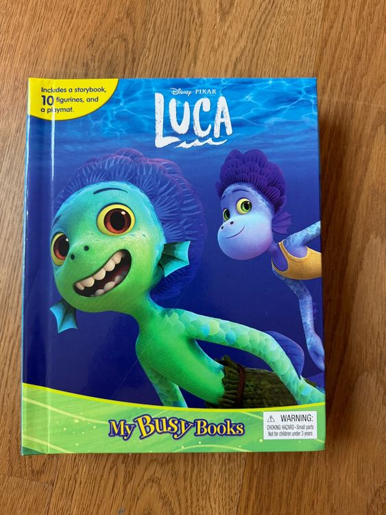 Luca Storybook von Disney Pixar mit 8 Figuren, Map, Englisch (Gebraucht ...