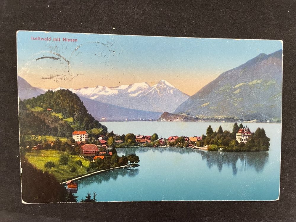 AK Iseltwald BE mit Niesen | Kaufen auf Ricardo