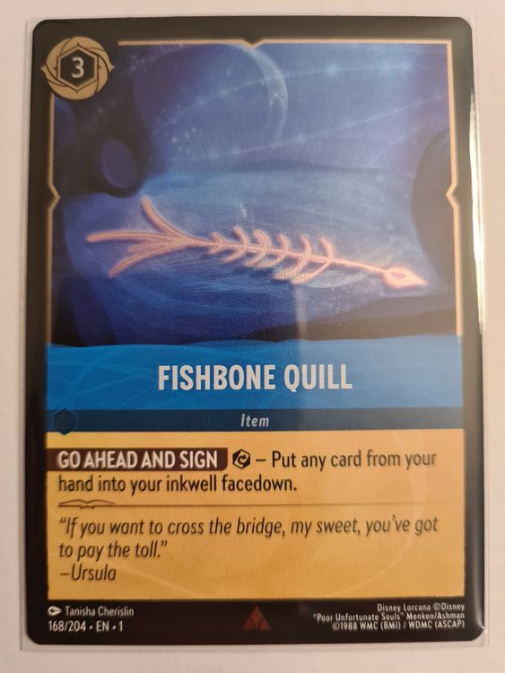 Lorcana, Fishbone Quill, FOIL, 168 | Kaufen auf Ricardo