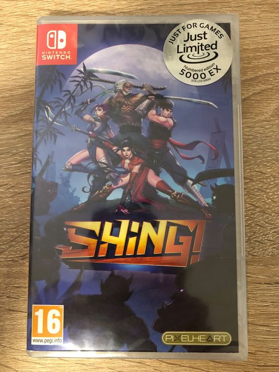 SHING! - Nintendo Switch Spiel Limited 3161 / 5000 NEU (Neu und ...