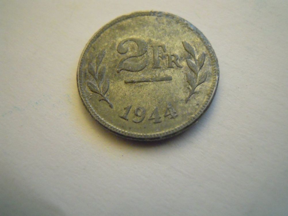 1944 2 Fr Belgien (Gebraucht) in Kriegstetten für CHF 3.5 – mit Lieferung auf Ricardo kaufen