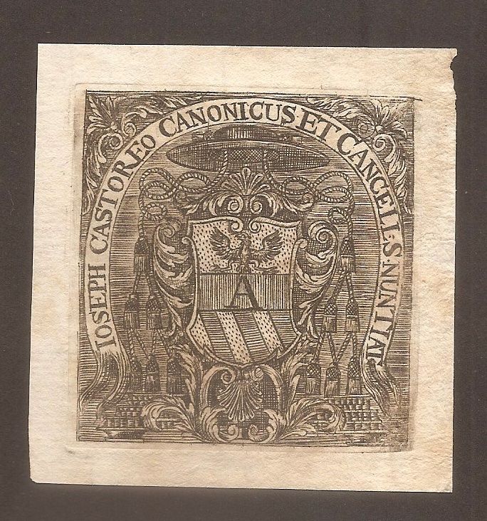 Ex-libris héraldique CASTOREO (1728-1788), Lugano (D'occasion) à ...