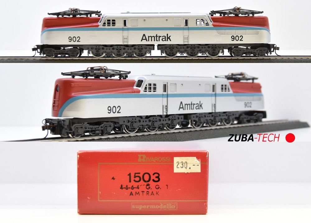 Rivarossi 1503 E-Lok G.G.1 Amtrak H0 GS Analog mit OVP (Gebraucht) in St. Gallen für CHF 66 ...