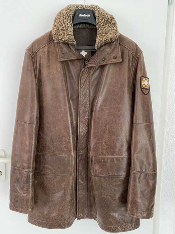 Strellson Herren-Lederjacke Swiss Cross Edition, braun, L | Kaufen auf ...