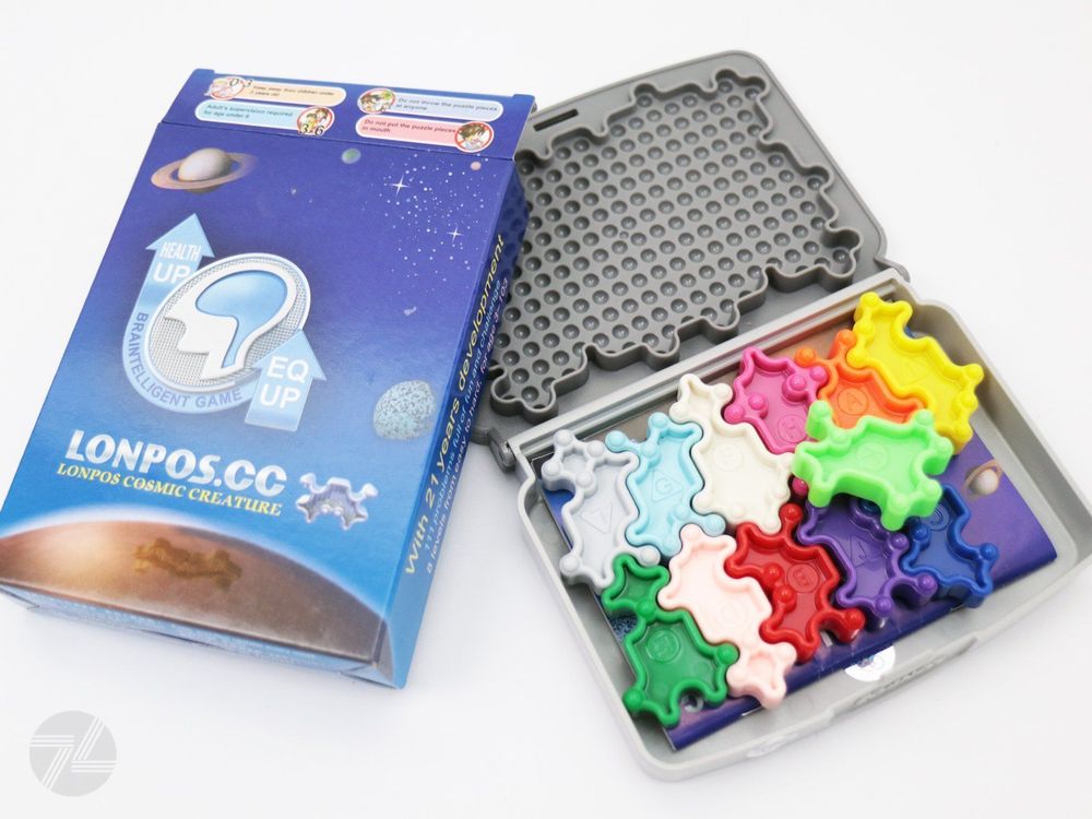Lonpos CC Cosmic Creature Braintelligent Logik Puzzle OVP (Gebraucht ...