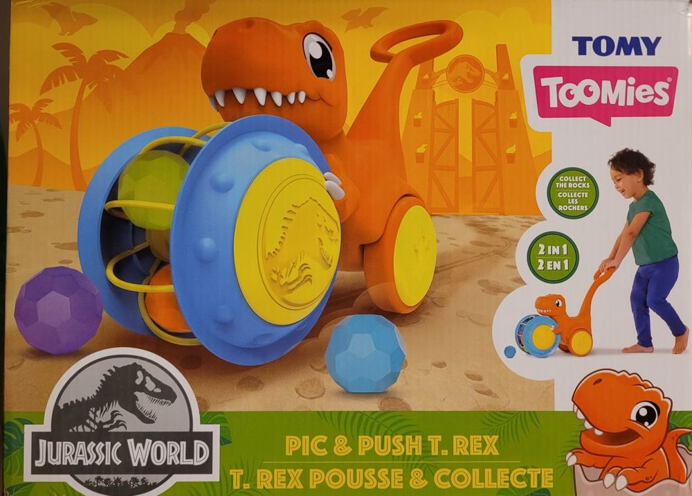 Tomy Toomies Pic Rush T- Rex Dino zum stossen, 12 Monaten (Neu und ...