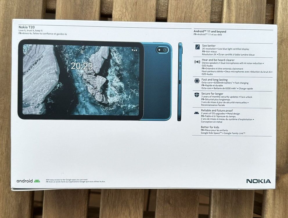 Nokia T20 (TA-1397) LTE 4/64GB, Ocean Blue, Neuwertig (Neu (gemäss Beschreibung)) in Neerach für ...