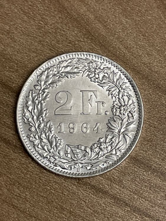 2 Franken Silber 1964 TOP | Kaufen auf Ricardo