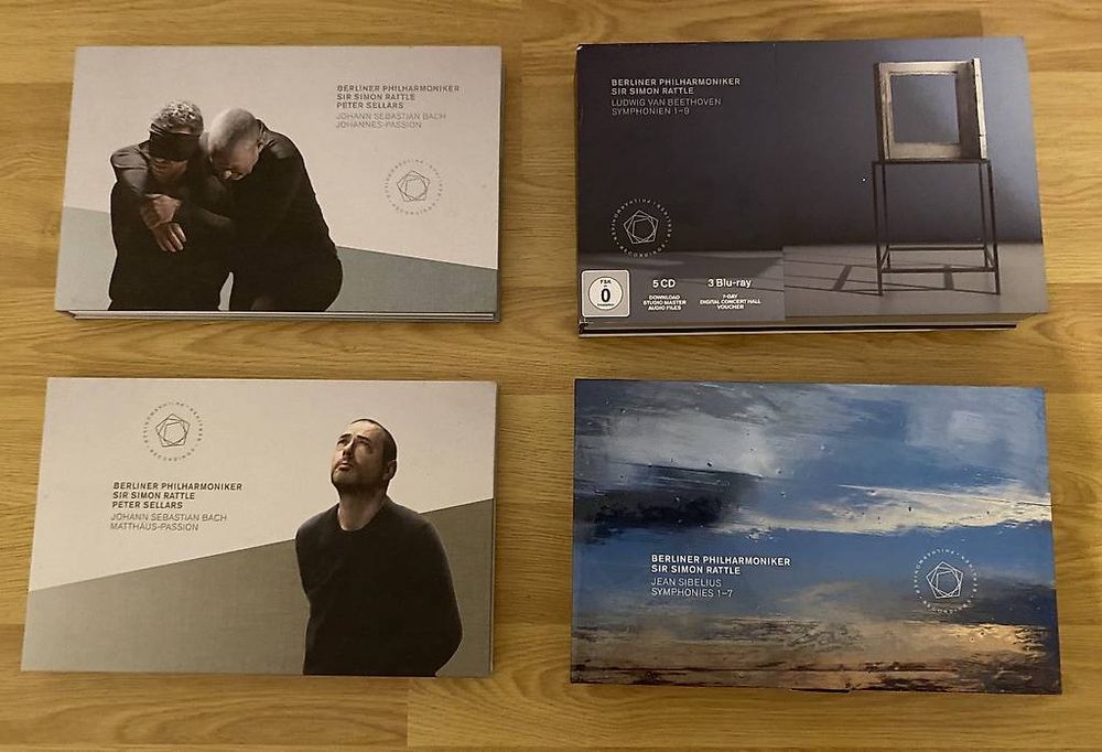 4 coffrets BERLINER PHILHARMONIKER SIR SIMON RATTLE (Gebraucht) in St-Saphorin-sur-Morges für ...