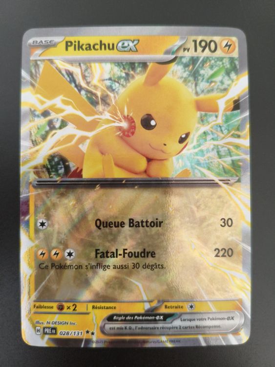 Pokémon Evolutions Prismatiques: Pikachu Ex FR (D'occasion) à Palézieux ...