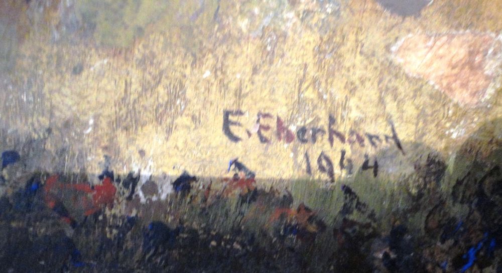 E.Eberhard Landschaft Gemälde (Neu (gemäss Beschreibung)) in zurich für CHF 450 – nur Abholung ...