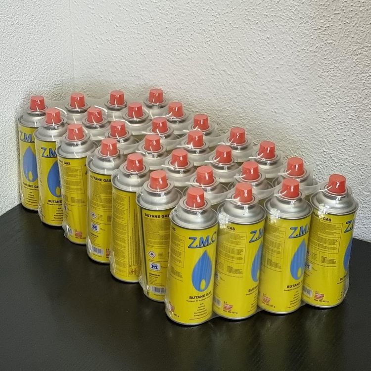 28x Butangas Gaskartusche Gas für Camping, Gaskocher (Neu und ...