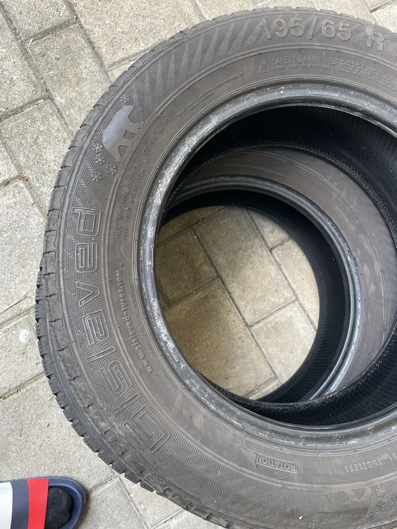 Winter Tyres: 195/65 R15, Good Condition, Set of 2 Tires (Gebraucht) in ...