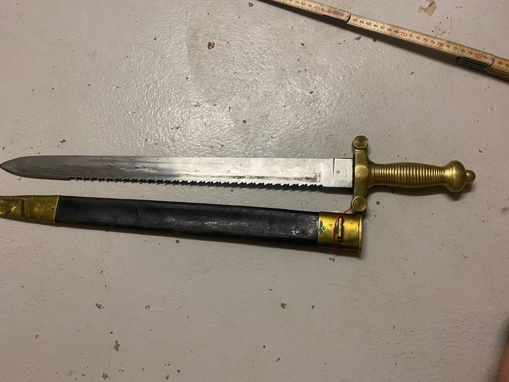 Faschinenmesser 1852 Bajonett | Kaufen auf Ricardo