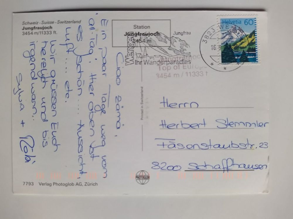Jungfraujoch, 6-BildAK | Kaufen auf Ricardo