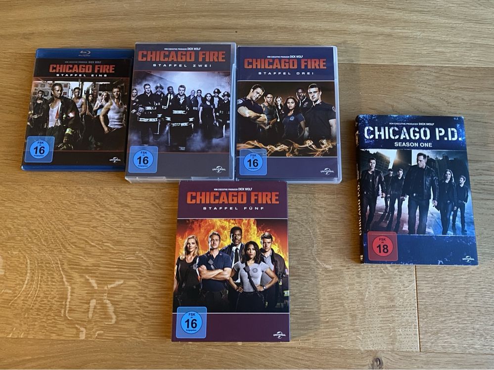 DVDs Serie Chicago Fire und Chicago P.D. (Gebraucht) in Grub AR für CHF ...