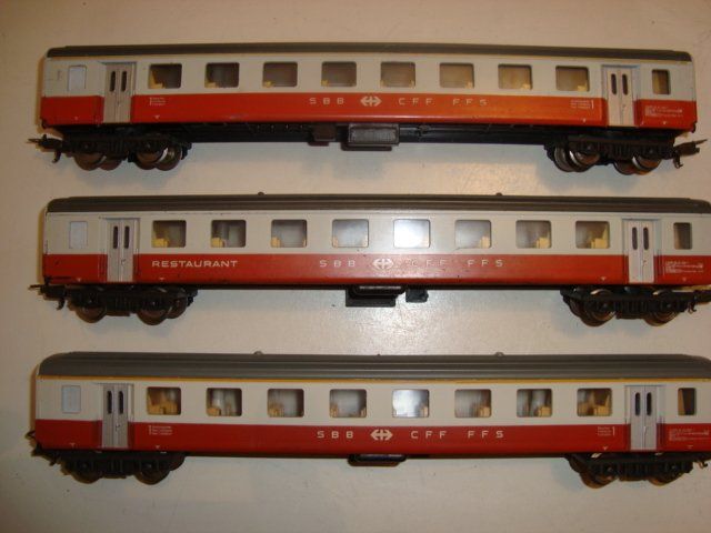 3 LIMA SBB 1.und 2. Kasse Personenwagen/Restaurant (Gebraucht) in ...