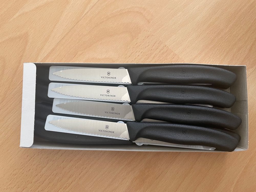 20 Stück Victorinox Messer, 8 cm, schwarz | Kaufen auf Ricardo