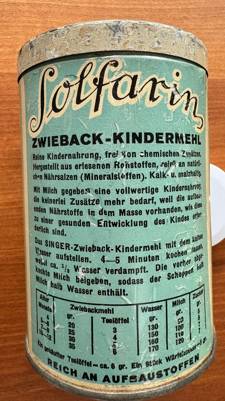 SOLFARIN Dose antik selten Blechdose (Gebraucht) in Winterthur für CHF ...
