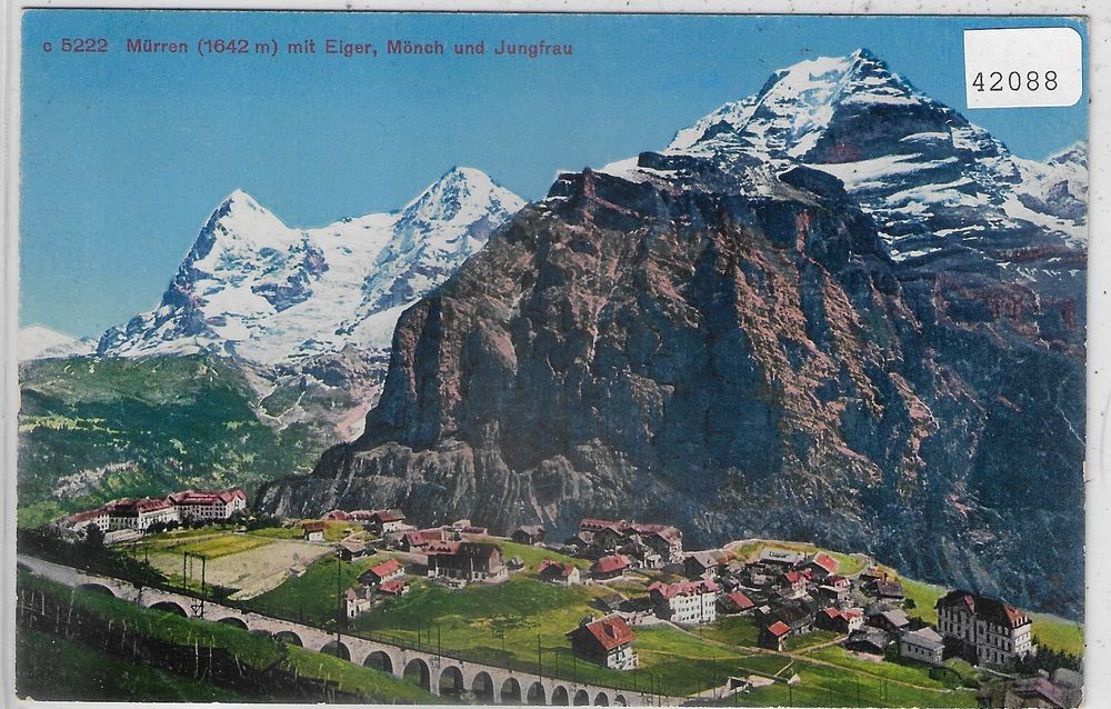 Mürren - Mürrenbahn - Litho (Gebraucht) in Ettingen für CHF 2 – mit ...
