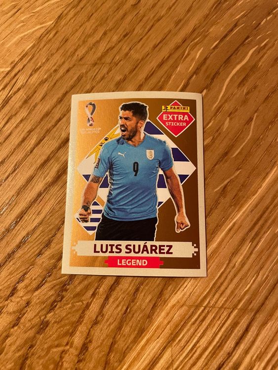 Panini WM 2022 Extra Sticker Luis Suarez (Neu (gemäss Beschreibung)) in ...