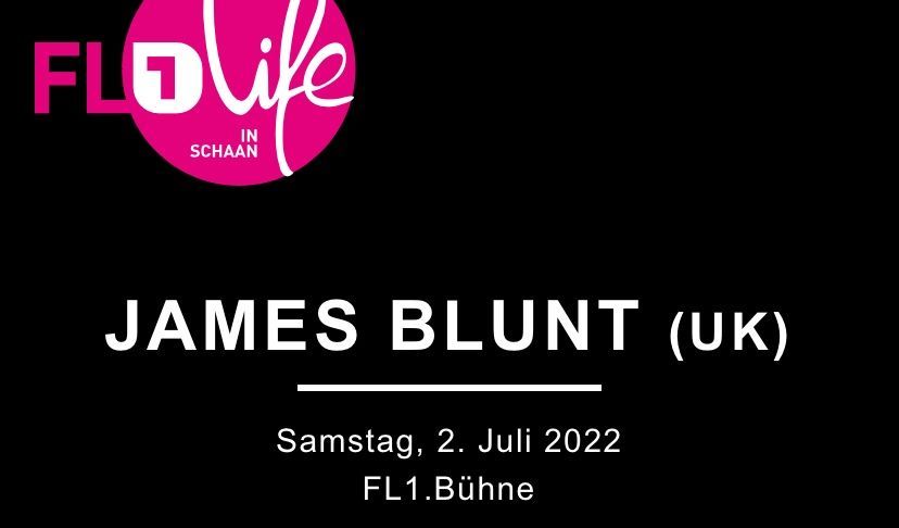 Zwei Konzert Tickets James Blunt 2. Juli 2022 in Schaan (Neu und ...