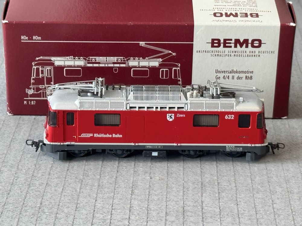 Bemo RhB Ge 4/4 II 632 Digital Sound Glockenankermotor (Neu (gemäss Beschreibung)) in Bretzwil ...