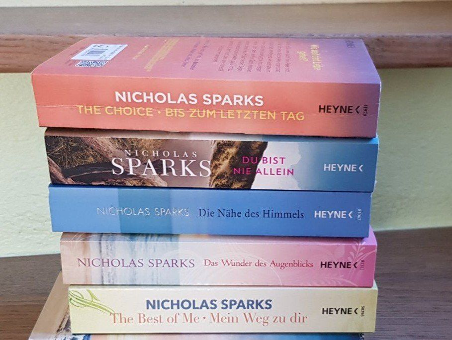 5 tolle Bücher von Nicholas Sparks, 3 davon ungelesen (Gebraucht) in ...