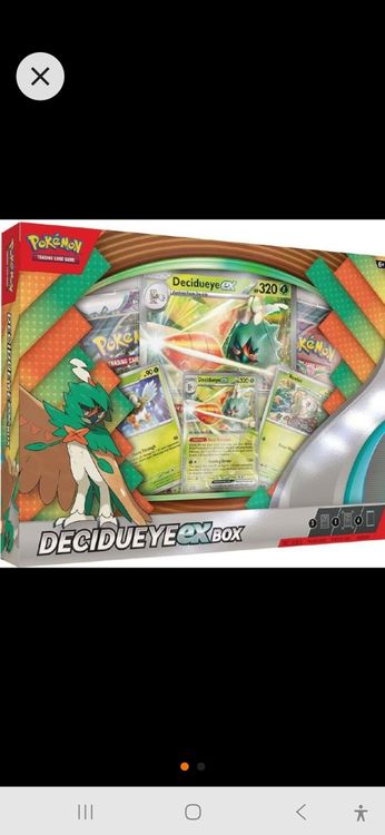 Decidueye ex Box Collection Box TCG EN Pokemon (Neu und ...