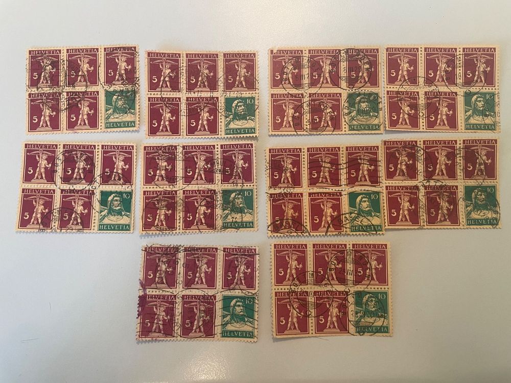 ZUSAMMENDRUCKE 1927, Tellknabe/Tellbrustbild 160a | Kaufen auf Ricardo