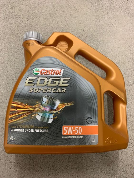 CASTROL EDGE Supercar 5W-50 (Neu und originalverpackt) in Niederweningen für CHF 52 – mit ...