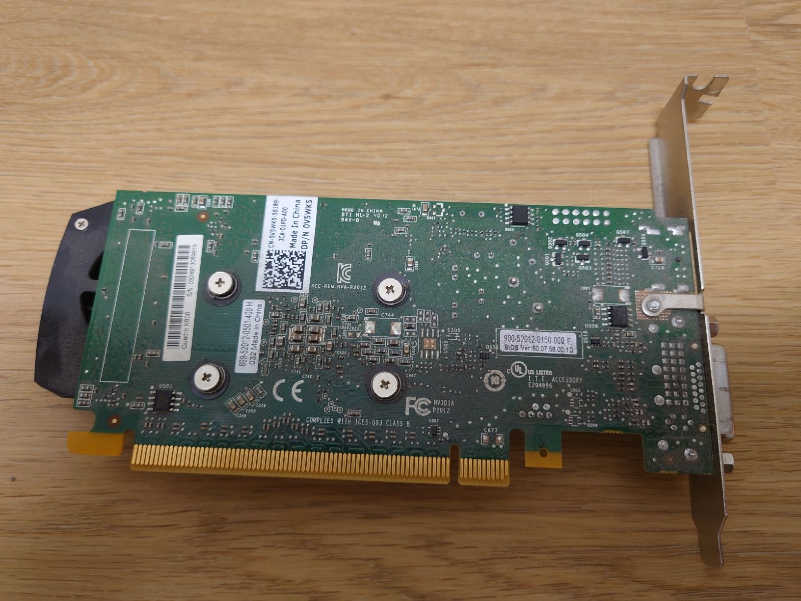 Nvidia Quadro K600 Grafikkarte (Gebraucht) in Zürich für CHF 15 – mit Lieferung auf Ricardo kaufen