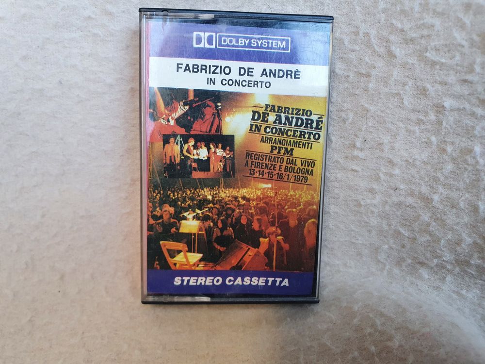 Musicassetta Fabrizio De André in concerto | Kaufen auf Ricardo
